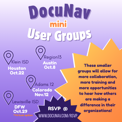 User Group Registration – DocuNav Solutions